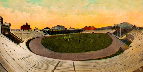 Vintage Archbold Stadium Syracuse Football Art by Row One Brand Wall Art