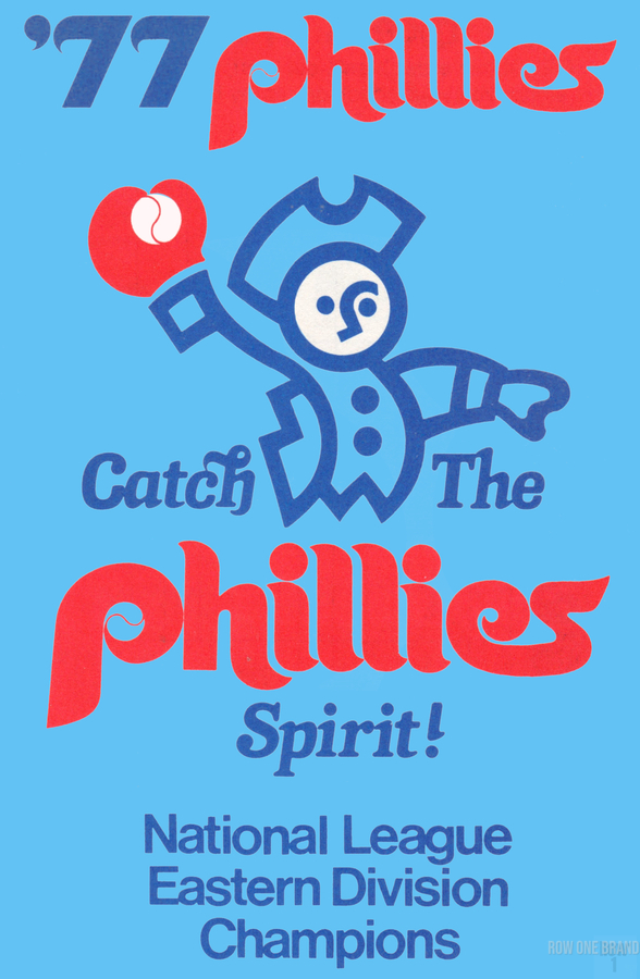 1977 Philadelphia Phillies Catch the Spirit by Row One Brand Wall Art