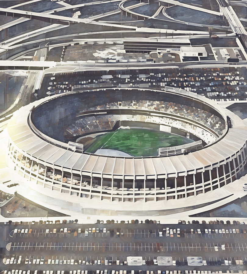 Atlanta-Fulton County Stadium Art by Row One Brand Wall Art