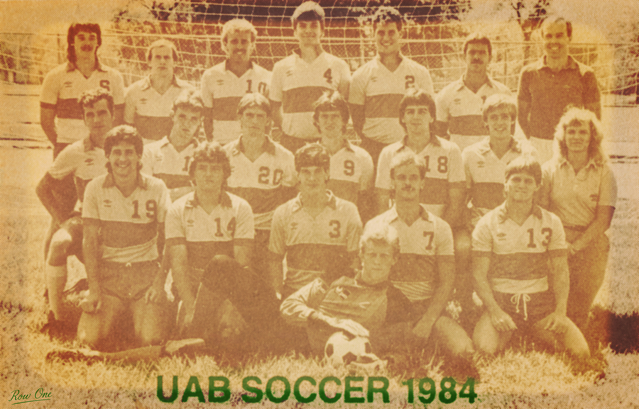 1984 UAB Blazers Soccer Team Photo Art by Row One Brand Wall Art