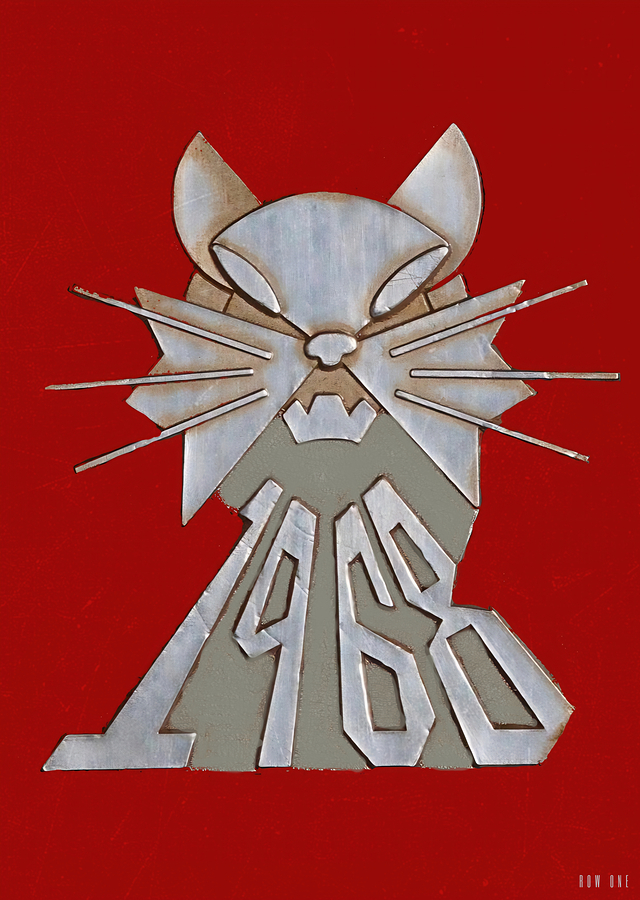 1968 Wildcat Art by Row One Brand Wall Art