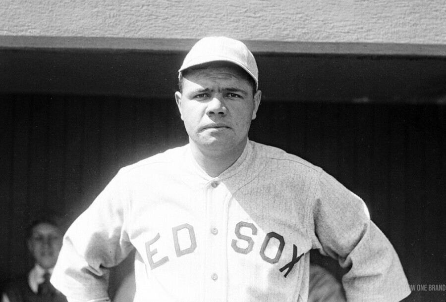 1919 Babe Ruth by Row One Brand Wall Art