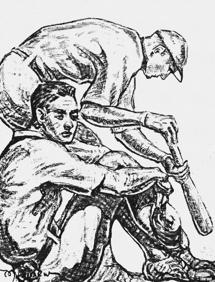 1922 Baseball Sketch Art by Row One Brand Wall Art