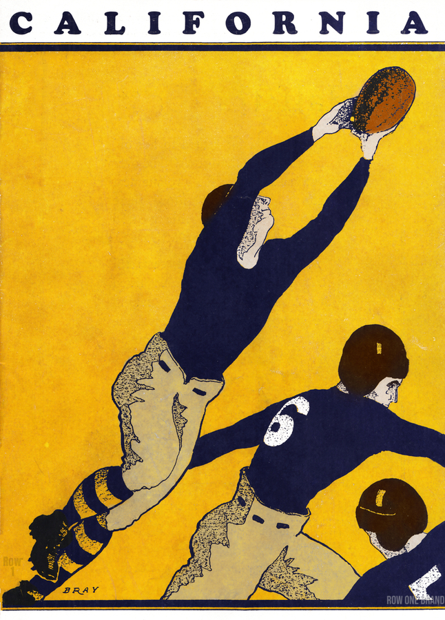 1928 California Football Art by Row One Brand Wall Art