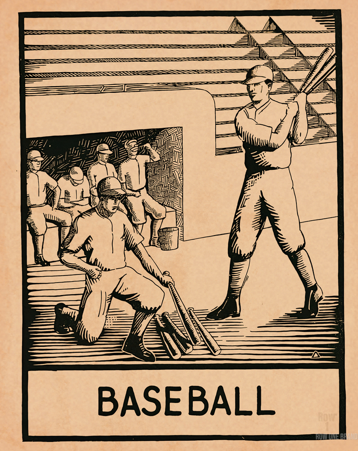 1929 Baseball Art by Row One Brand Wall Art