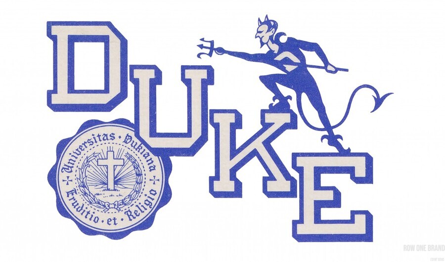 Vintage Duke University Art by Row One Brand Wall Art