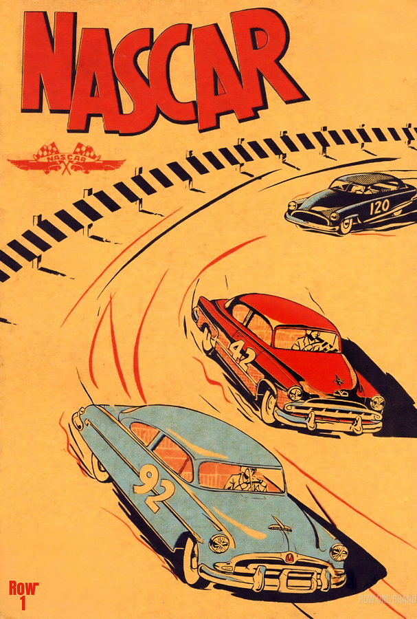 1950s NASCAR Art by Row One Brand Wall Art