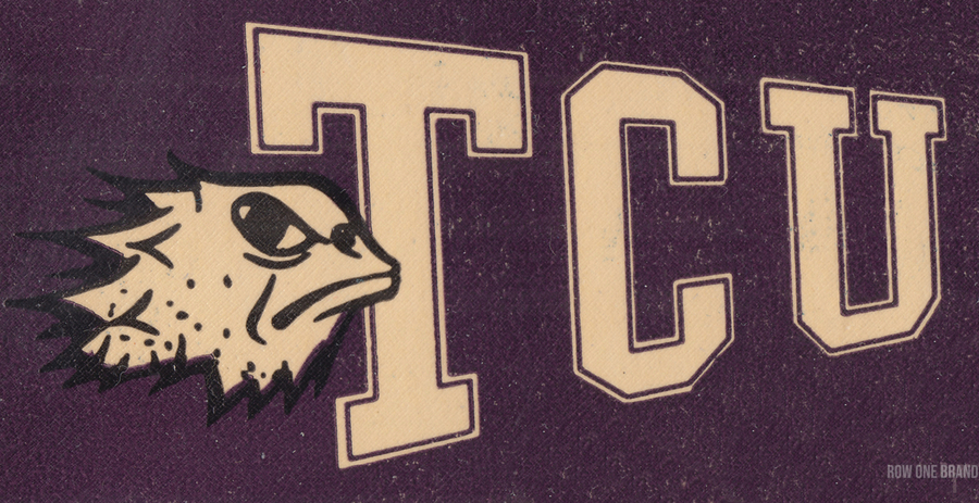 1950s TCU Horned Frog Art by Row One Brand Wall Art