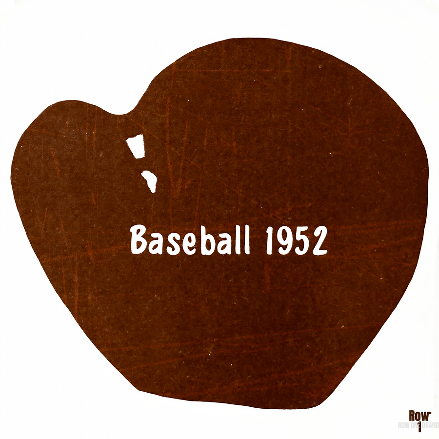 1952 Baseball Glove Art by Row One Brand Wall Art