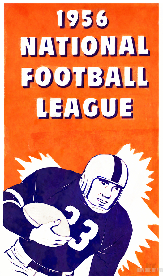 1956 National Football League Art by Row One Brand Wall Art