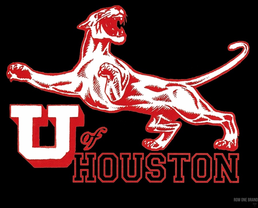Vintage Houston Cougars Wall Art by Row One Brand Wall Art