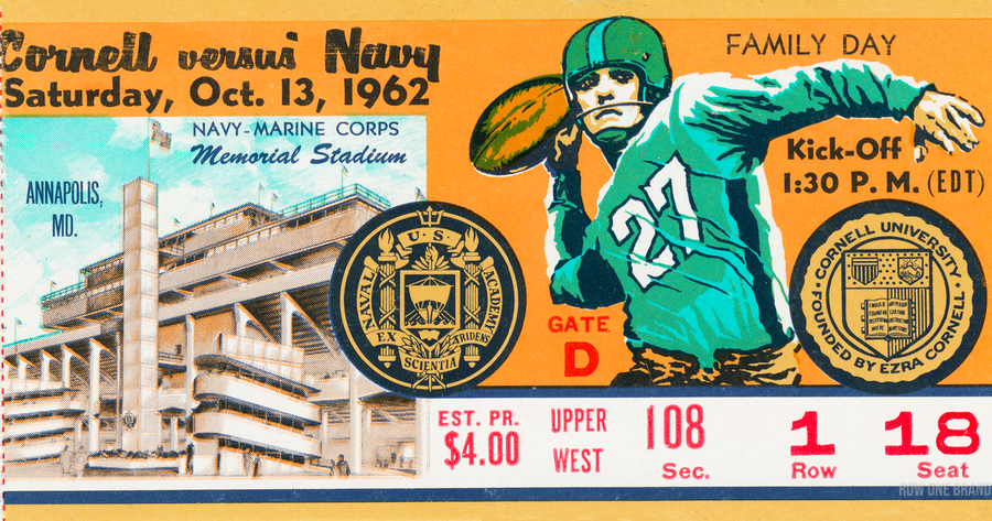 1962 Cornell vs. Navy by Row One Brand Wall Art