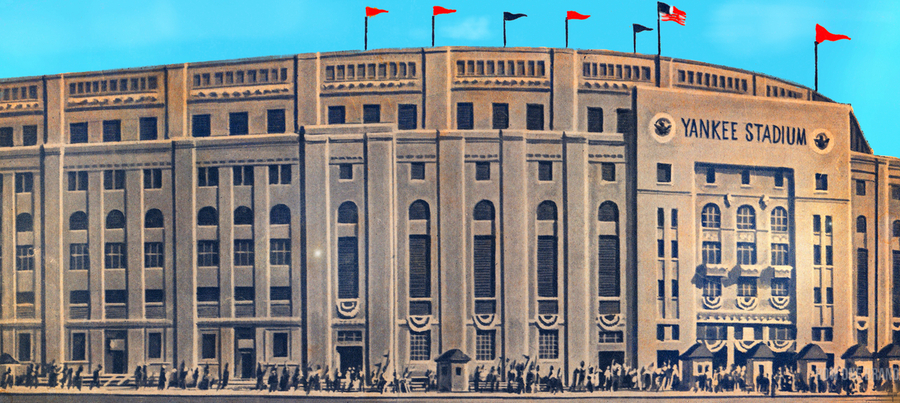 1962 Yankee Stadium Art by Row One Brand Wall Art