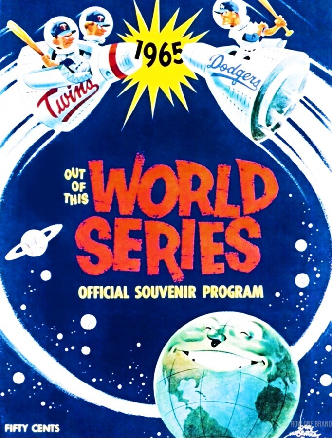 1965 World Series Program Cover Art Sale by Row One Brand Wall Art