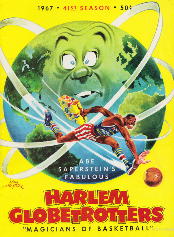 1967 Harlem Globetrotters Cover Art by Karl Hubenthal by Row One Brand ...