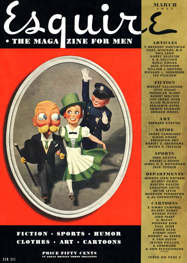 1937 Esquire Magazine Cover Art by Row One Brand Wall Art