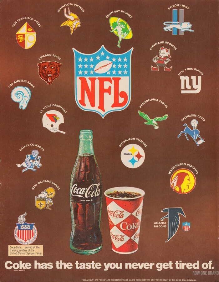 1967 Vintage Coke Advertisement by Row One Brand Wall Art