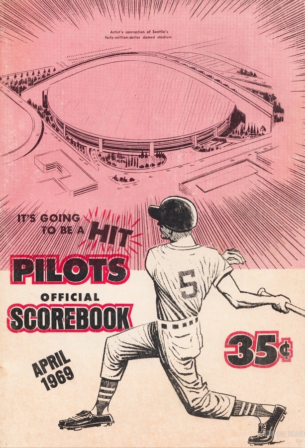 1969 Seattle Pilots Scorebook by Row One Brand Wall Art