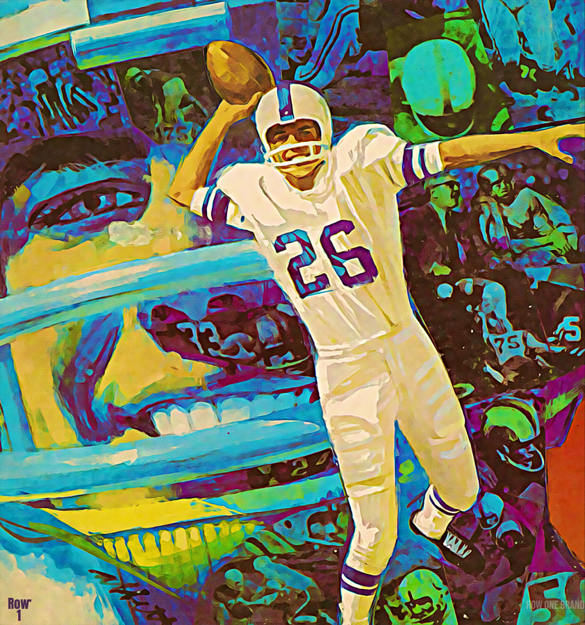 1969 Retro Football Art by Row One Brand Wall Art