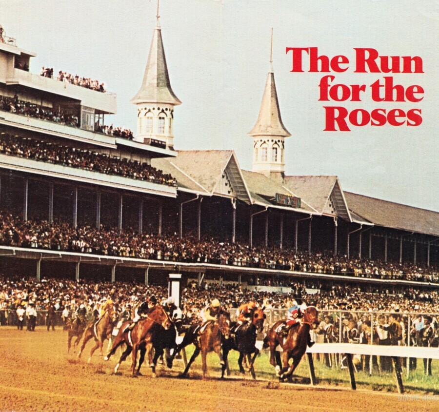 1970 Vintage Kentucky Derby Poster par Row One Brand