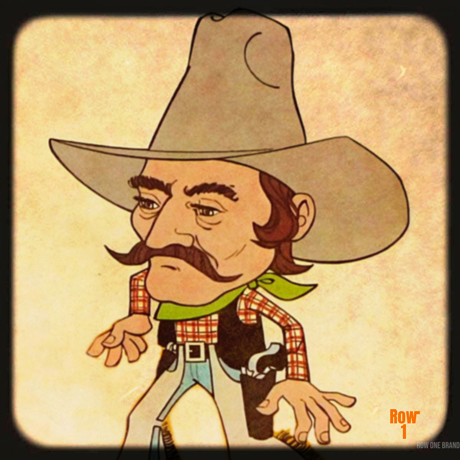 1970s Oklahoma State Pistol Pete Cartoon by Dick Gilpin by Row One ...