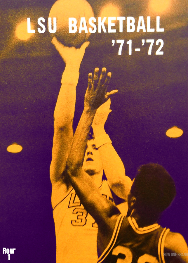 1971 LSU Basketball Poster by Row One Brand Wall Art