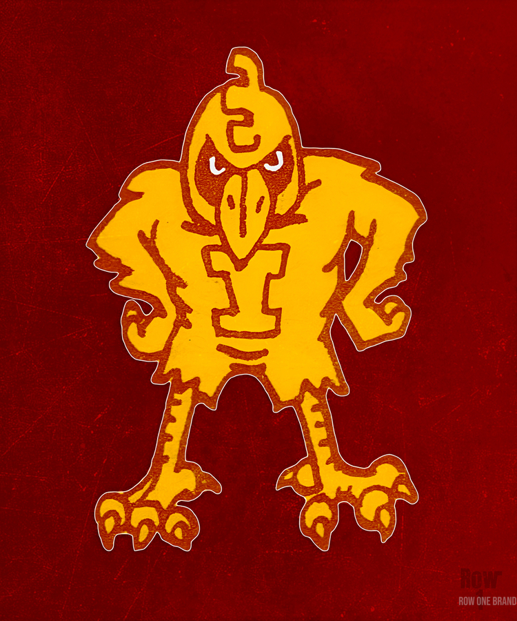 1973 Iowa State Mascot Art by Row One Brand Wall Art