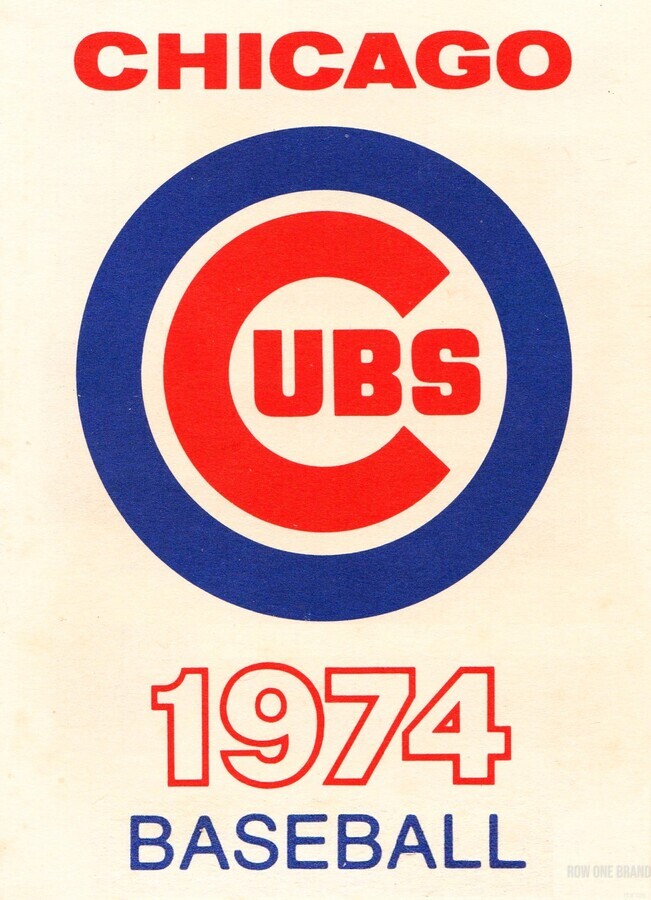 1974 Chicago Cubs by Row One Brand Wall Art