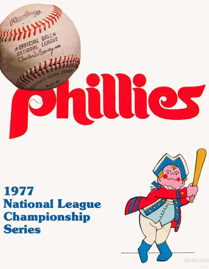 1977 philadelphia phillies national league championship series poster ...