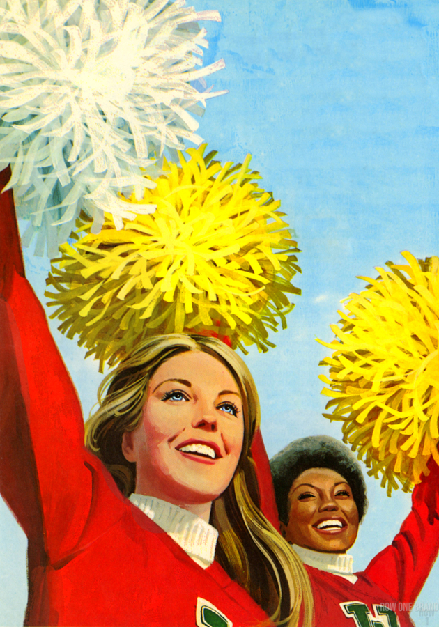 1977 Smiling Cheerleaders by Row One Brand Wall Art