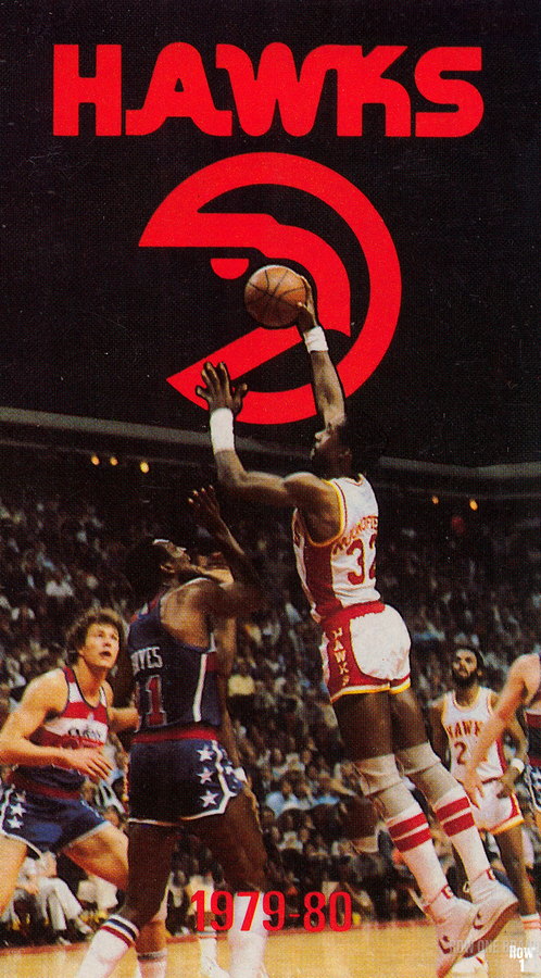 1979 Atlanta Hawks Retro Poster by Row One Brand Wall Art