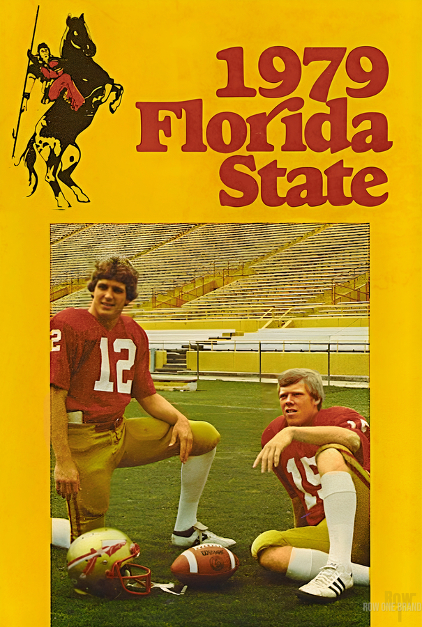 1979 Florida State Seminoles Football Poster by Row One Brand Wall Art