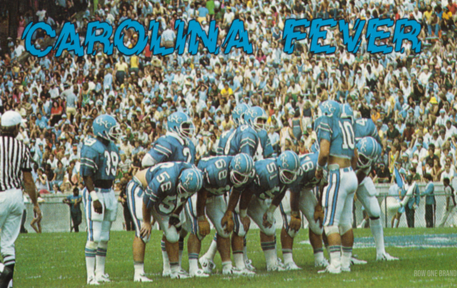 1981 Carolina Fever UNC Football Poster par Row One Brand