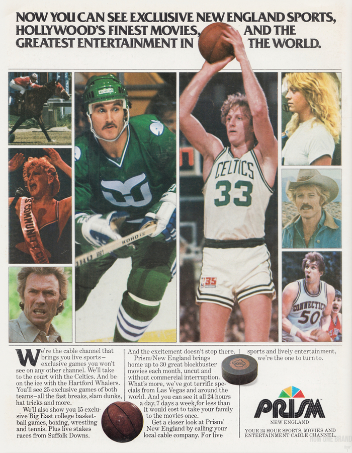 1981 Prism Ad Larry Bird Poster by Row One Brand Wall Art