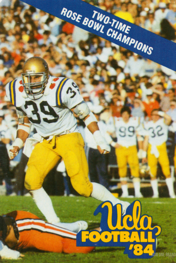 1984 UCLA Bruins Football Poster by Row One Brand Wall Art