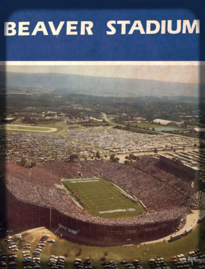 1984 Beaver Stadium Viewfinder Art by Row One Brand Wall Art