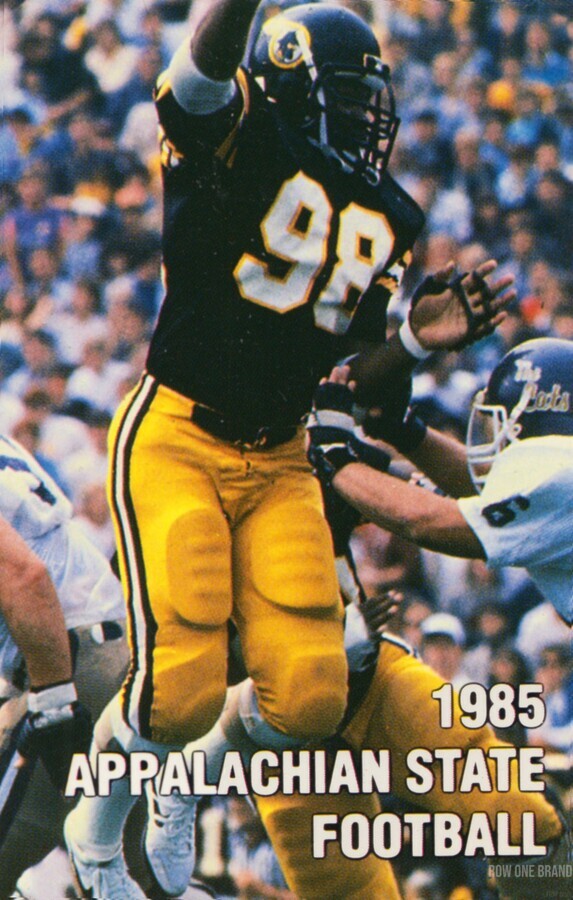 1985 Appalachian State Football Poster by Row One Brand Wall Art