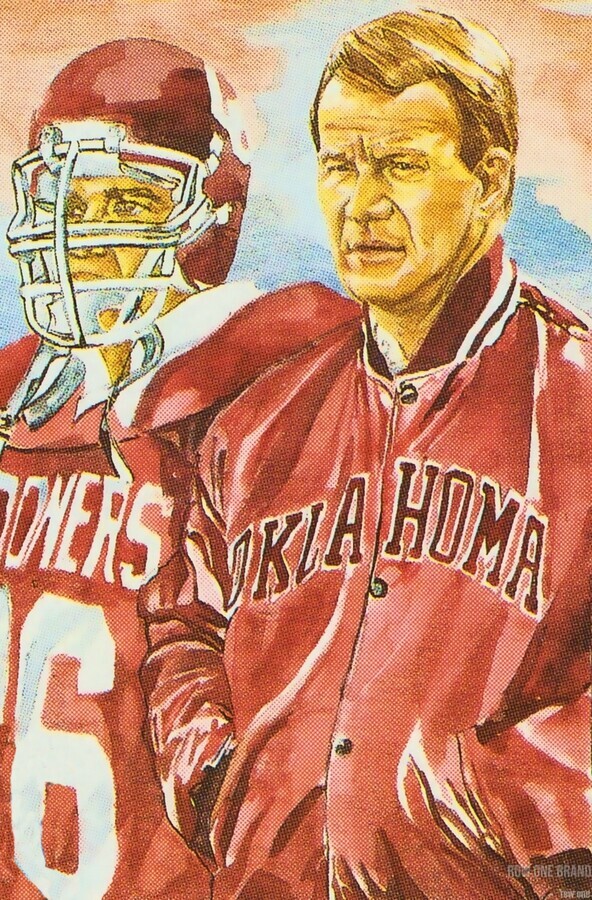 1986 Barry Switzer by Row One Brand Wall Art