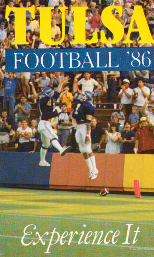 1986 Tulsa Football Poster by Row One Brand Wall Art