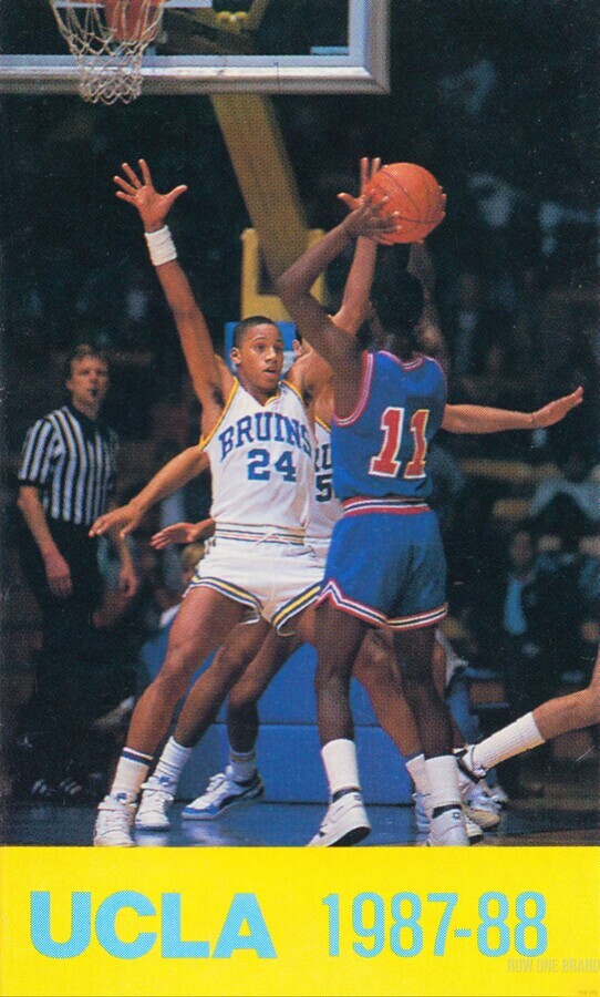 1987 UCLA Basketball Retro Print by Row One Brand Wall Art