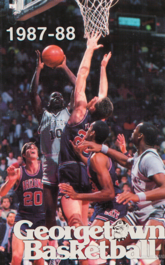 1987 Georgetown Hoyas Basketball Poster by Row One Brand Wall Art