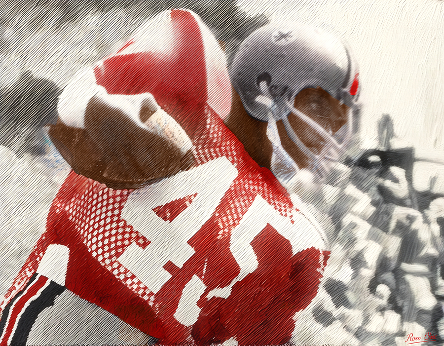 Archie Griffin Ohio State Art by Row One Brand Wall Art
