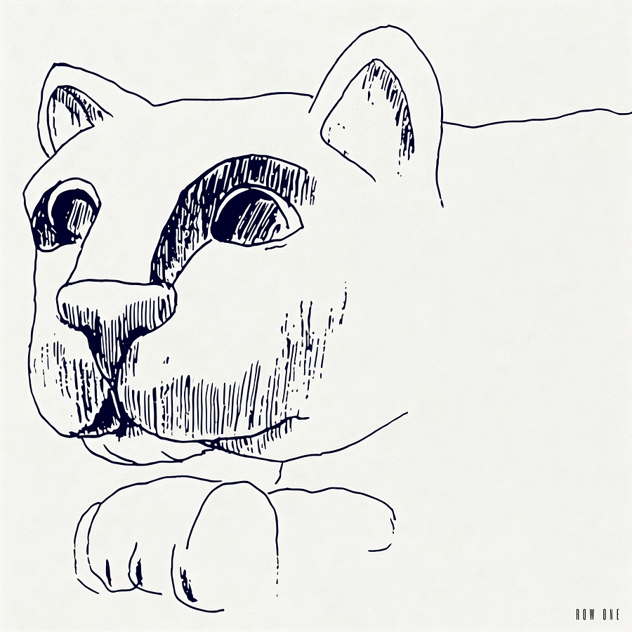 1970s Penn State Nittany Lion Shrine Throwback Art by Row One Brand Wall Art