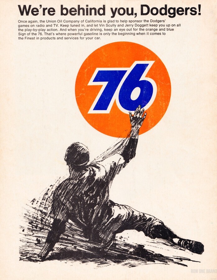 76 gasoline vintage advertisement posters par Row One Brand