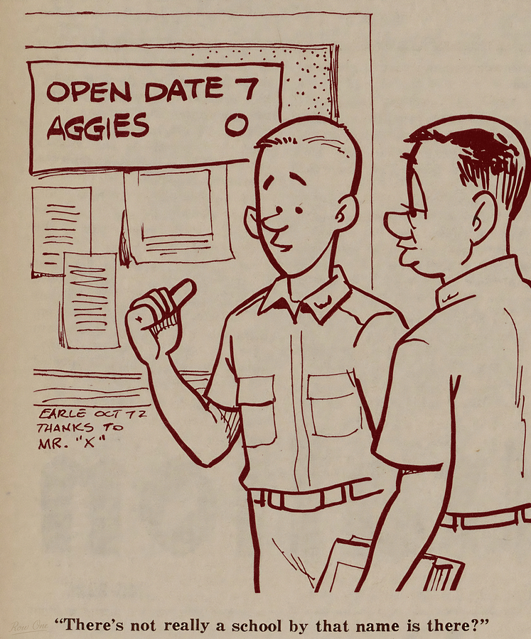 1972 Cadet Slouch Cartoon Art by Earle by Row One Brand Wall Art