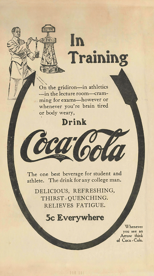 1910 Coca-Cola Vintage Ad by Row One Brand Wall Art