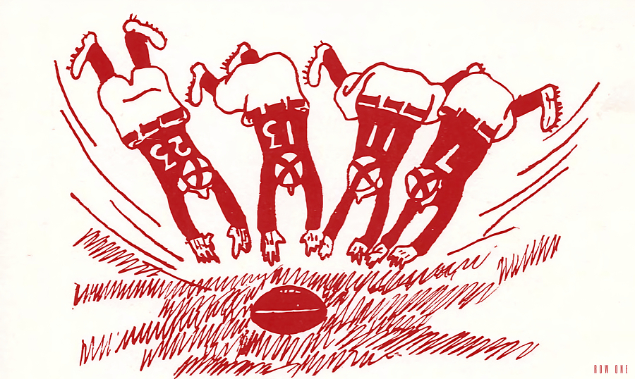 1920s football fumble by Row One Brand Wall Art