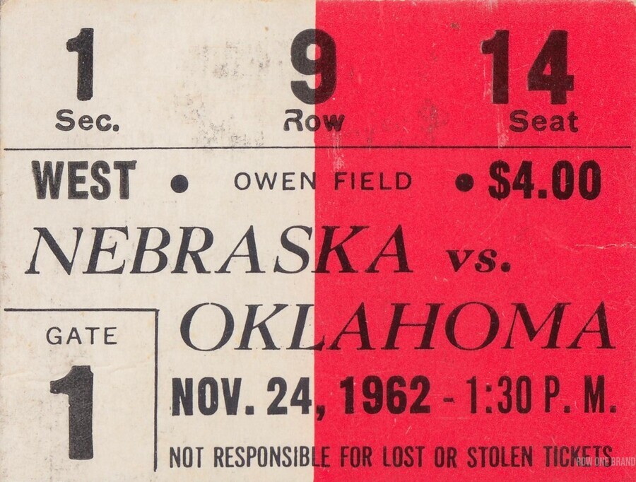 Oklahoma Sooners Owen Field Metal Sign_Ticket Stub Signs by Row One ...