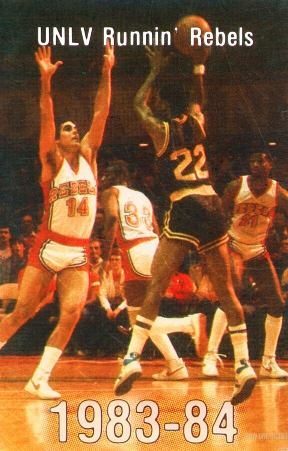 1983 UNLV Runnin Rebels Basketball Poster by Row One Brand Wall Art