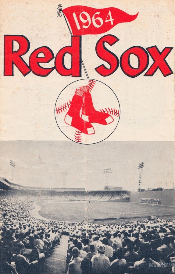 Vintage Boston Red Sox Fenway Park Poster by Row One Brand Wall Art